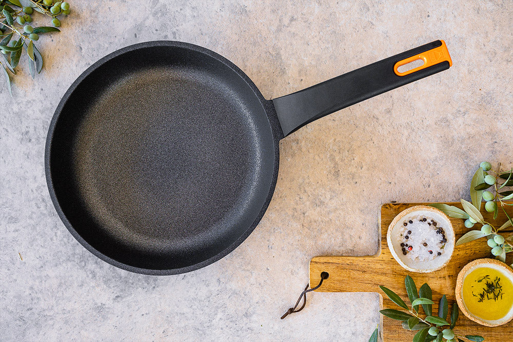 EFFICIENT PRO Frying Pan: Cast Aluminum Nonstick Fry Skillet – bracookware